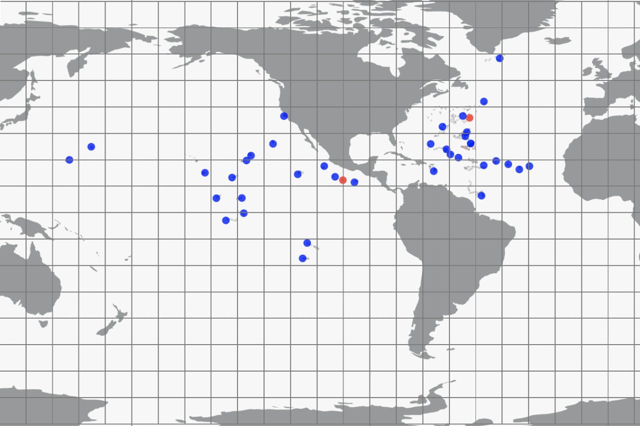 Interactive Float Maps | GO-BGC