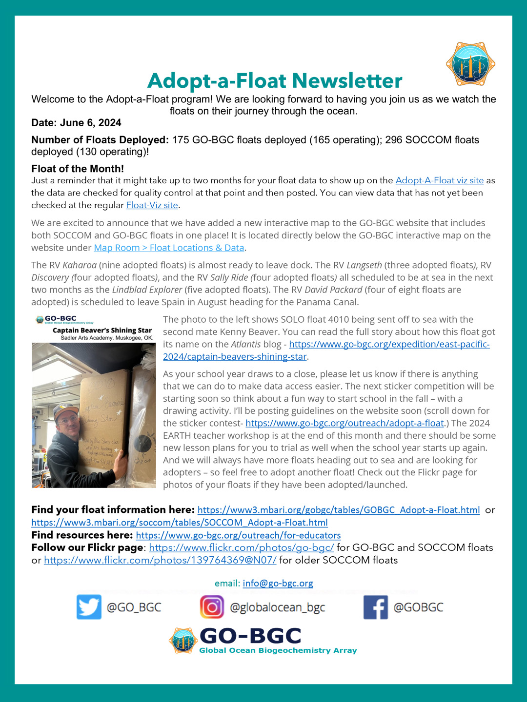 Adopt-a-Float | GO-BGC
